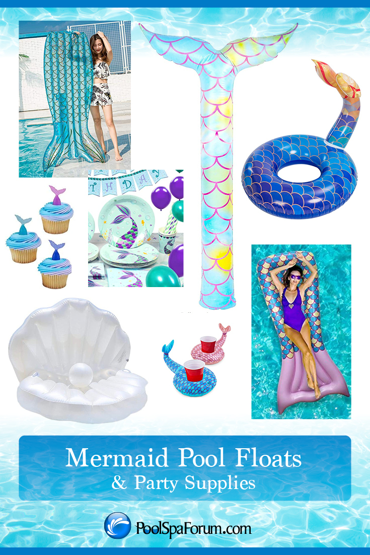 Mermaid Pool Floats for Summer - PoolSpaForum.com