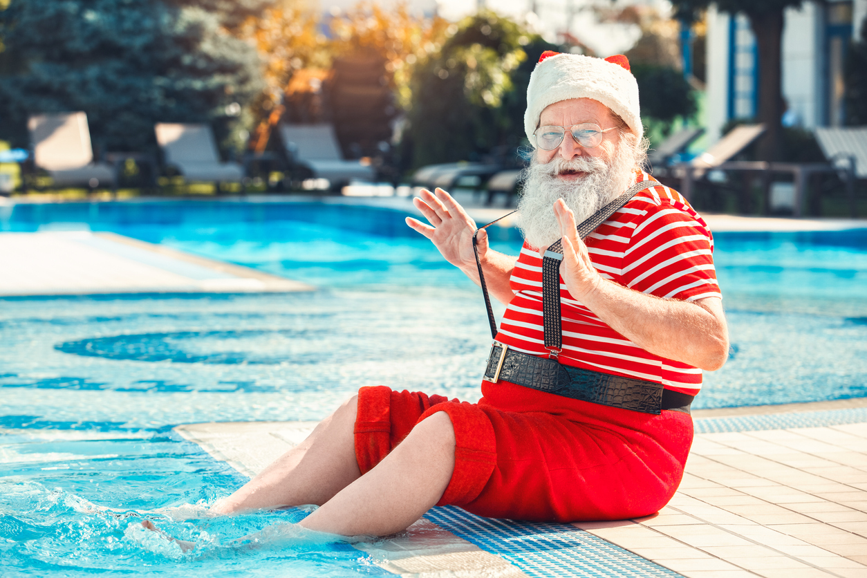 Outdoor Christmas decorating ideas for pool owners - PoolSpaForum.com